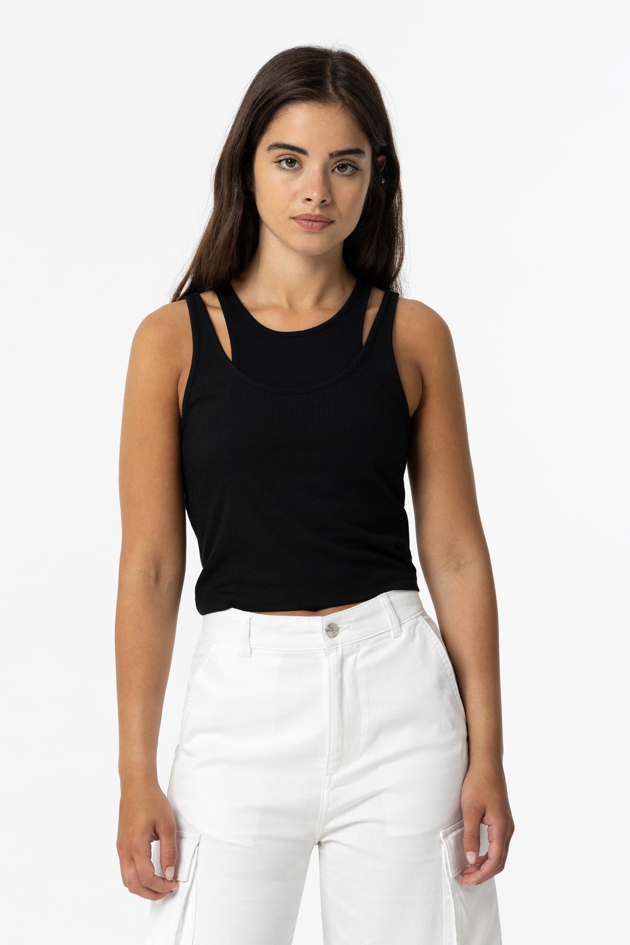 Contrast Double Top - 10057817_000 | Tiffosi