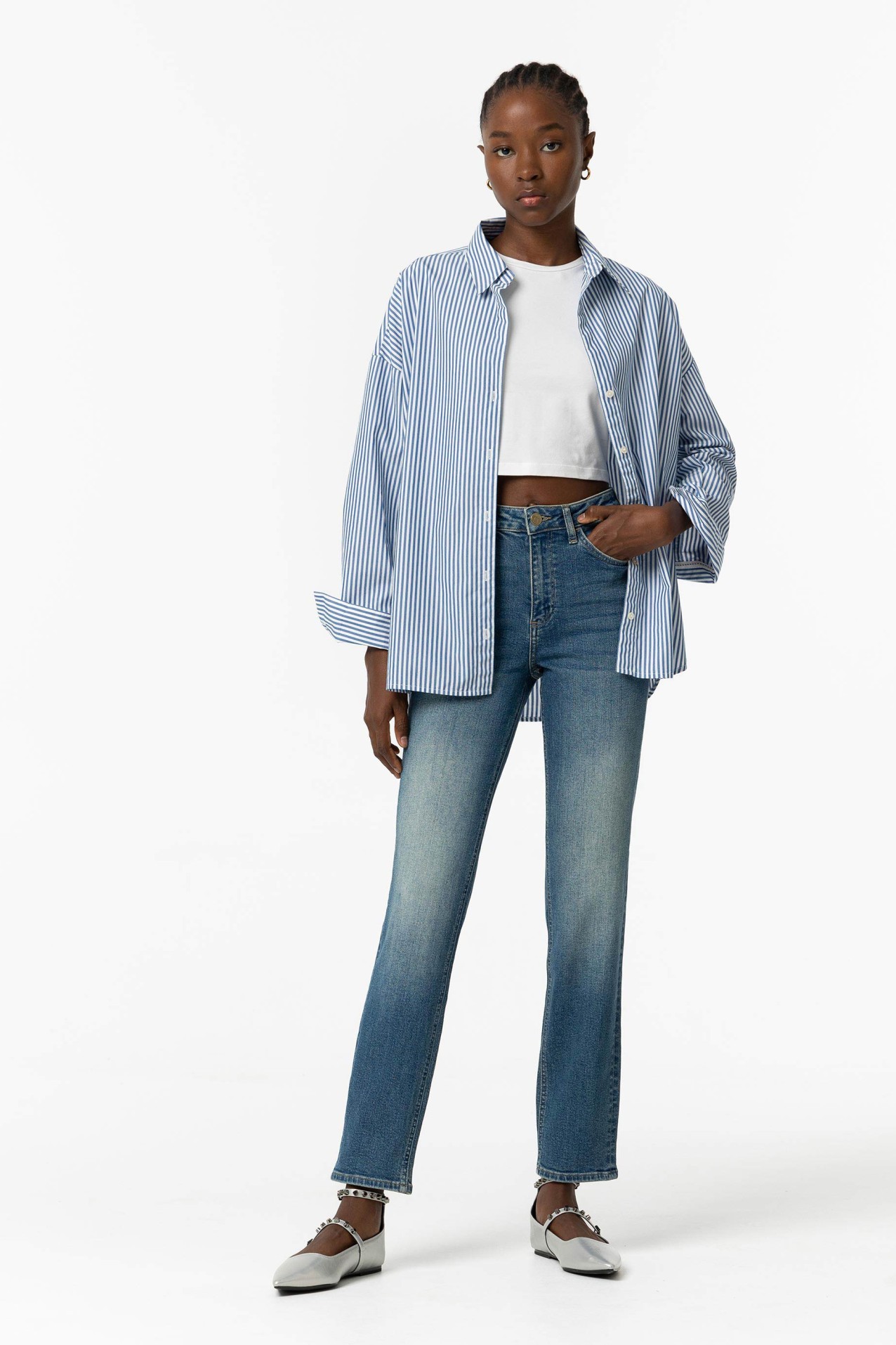 Slim Fit Jennifer Jeans - 10056531_M1030 | Tiffosi