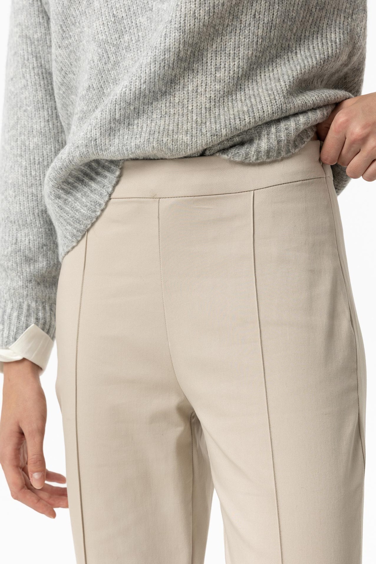 Beige Trousers - 10060753_134 | Tiffosi