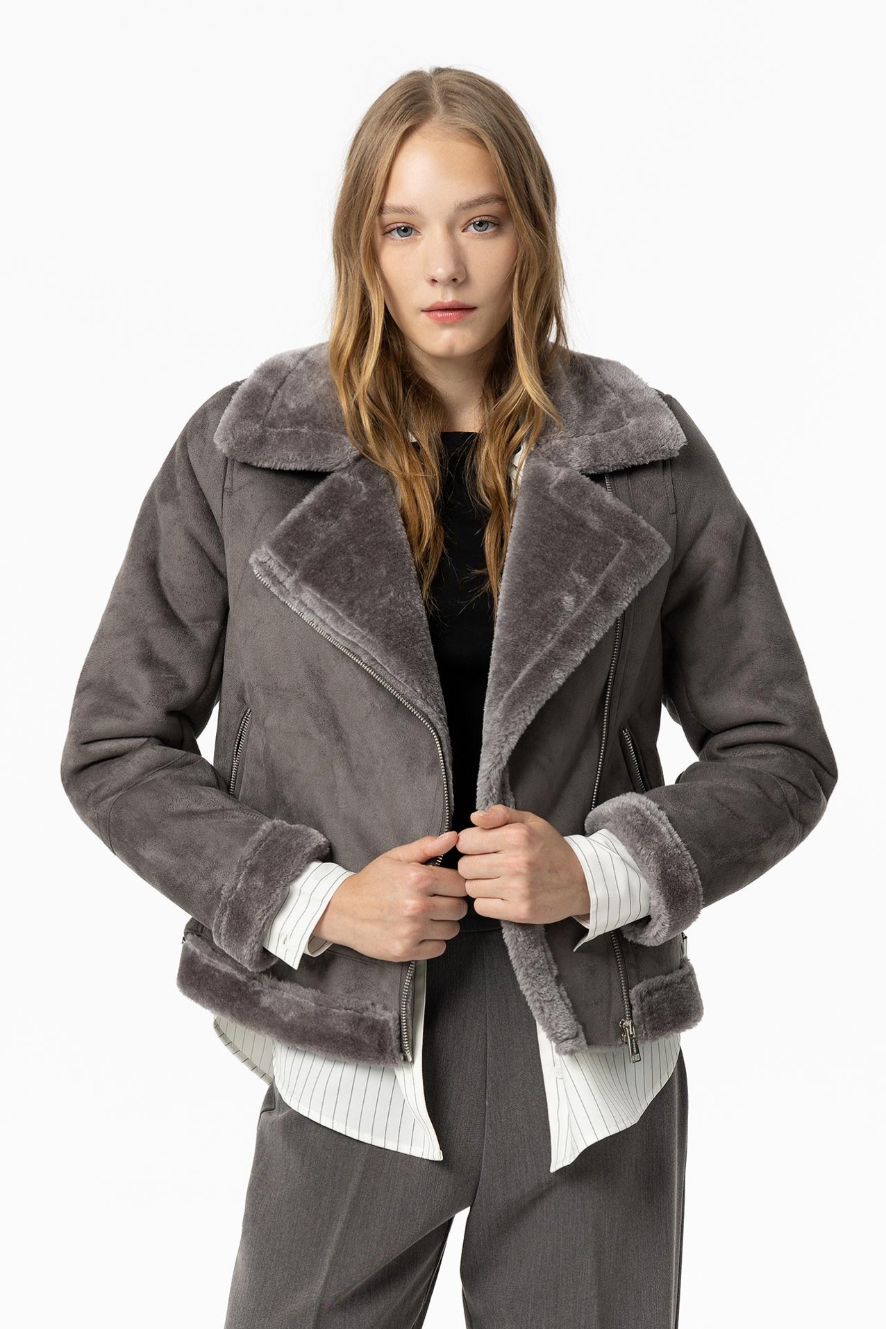 Gray Jacket - 10058640_090 | Tiffosi