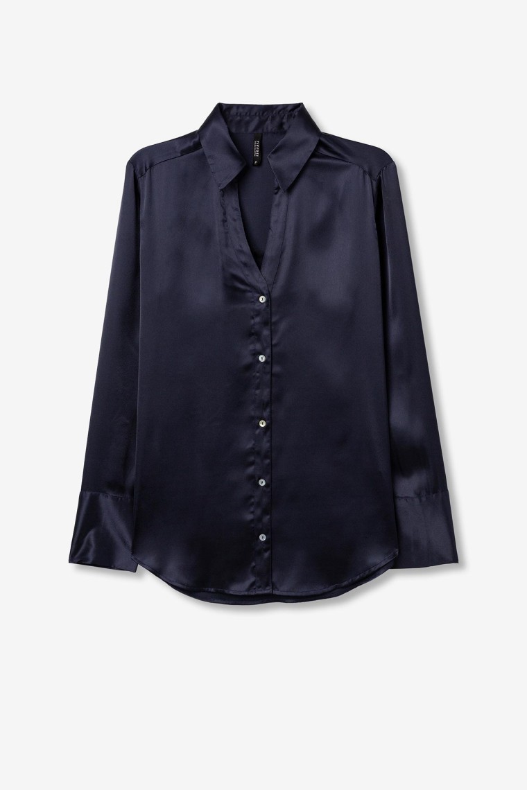 Camisa de raso - 10058667_790 | Tiffosi