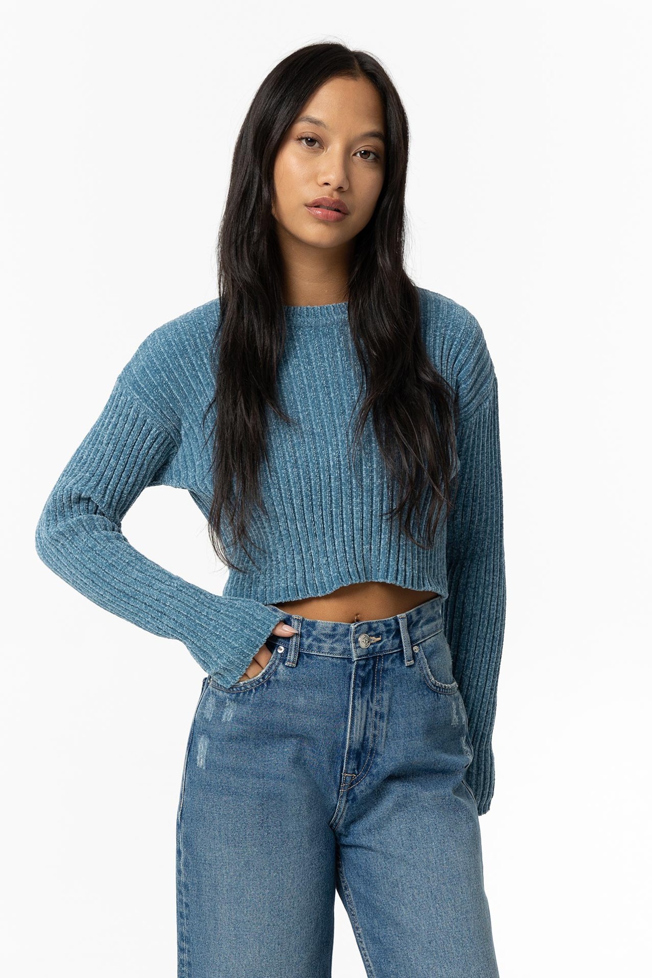 Short Knit Sweater - 10056633_754 | Tiffosi