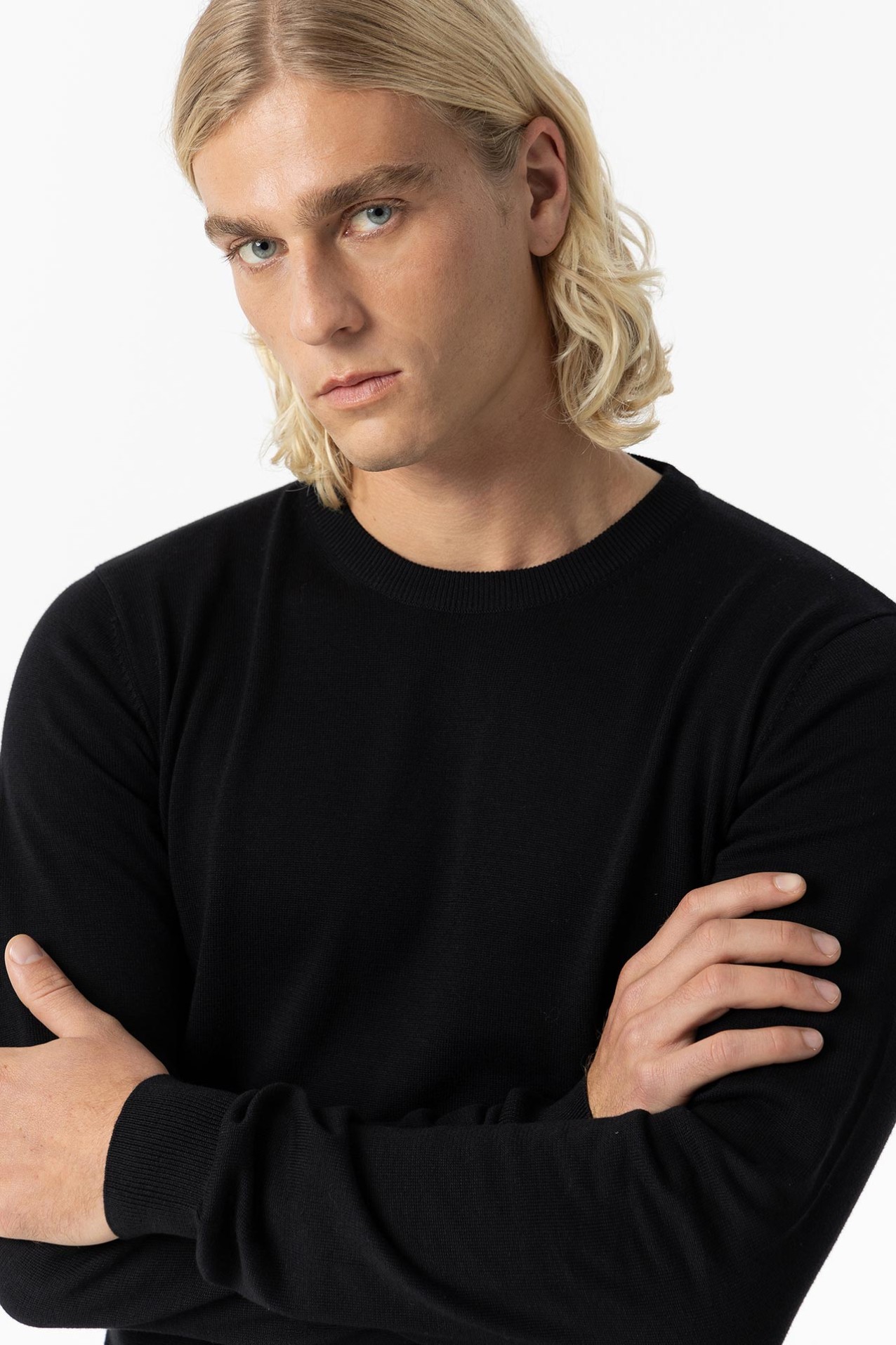 Black Sweater - 10041585_000 - Tiffosi