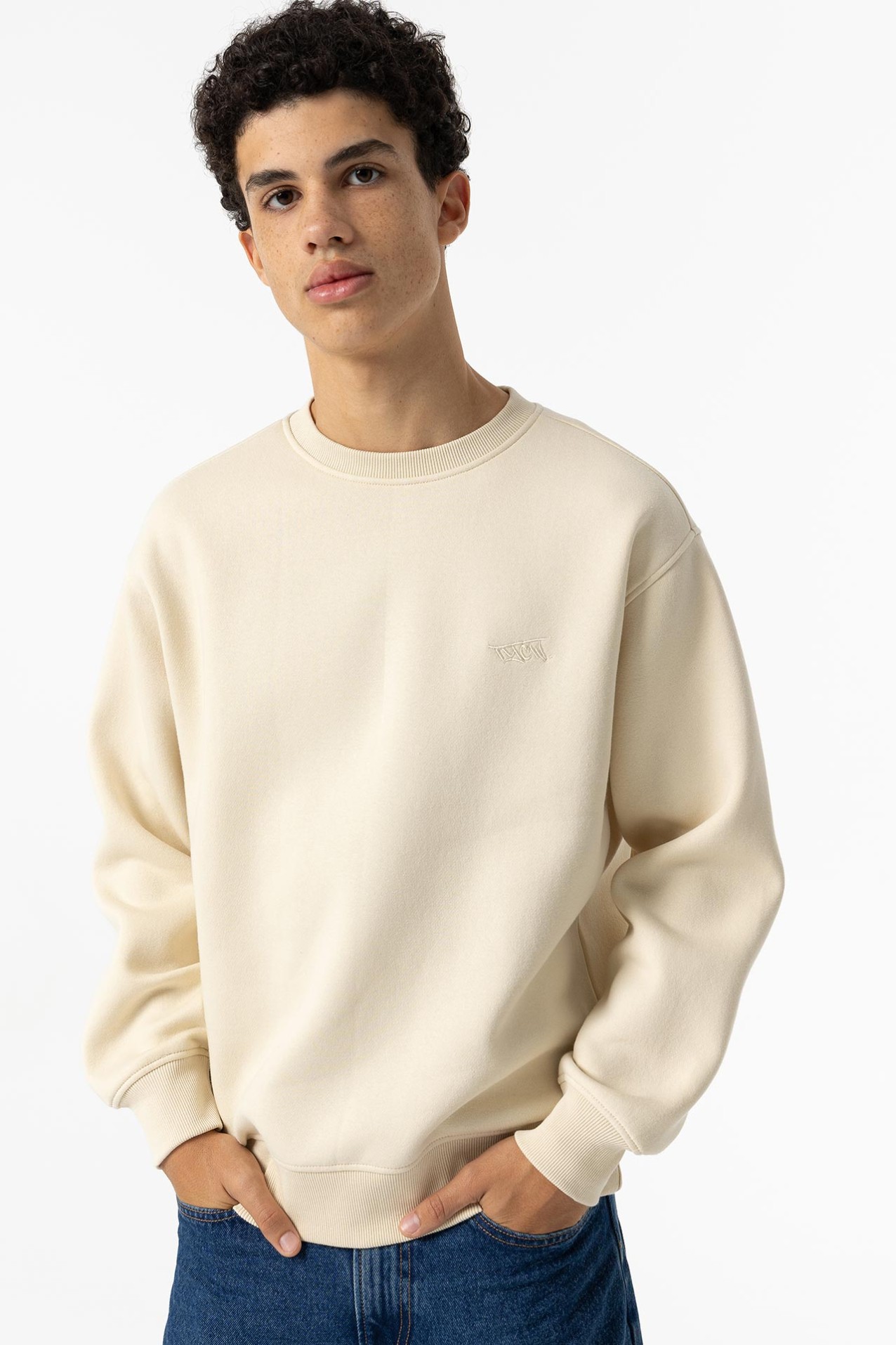 Sweatshirt com Logo em Alto Relevo - 10058973_116 | Tiffosi