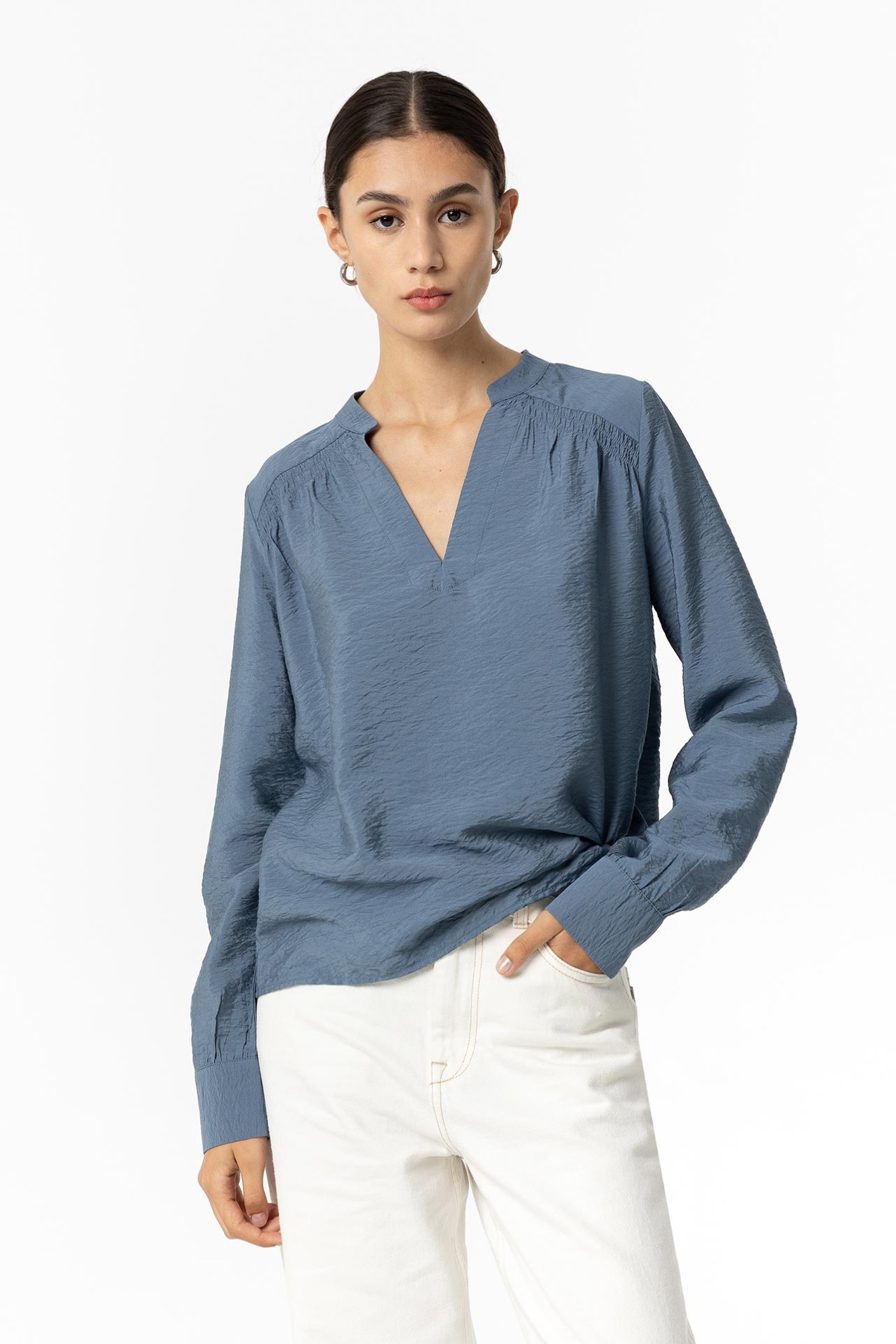 Satin Blouse - 10060707_750 | Tiffosi