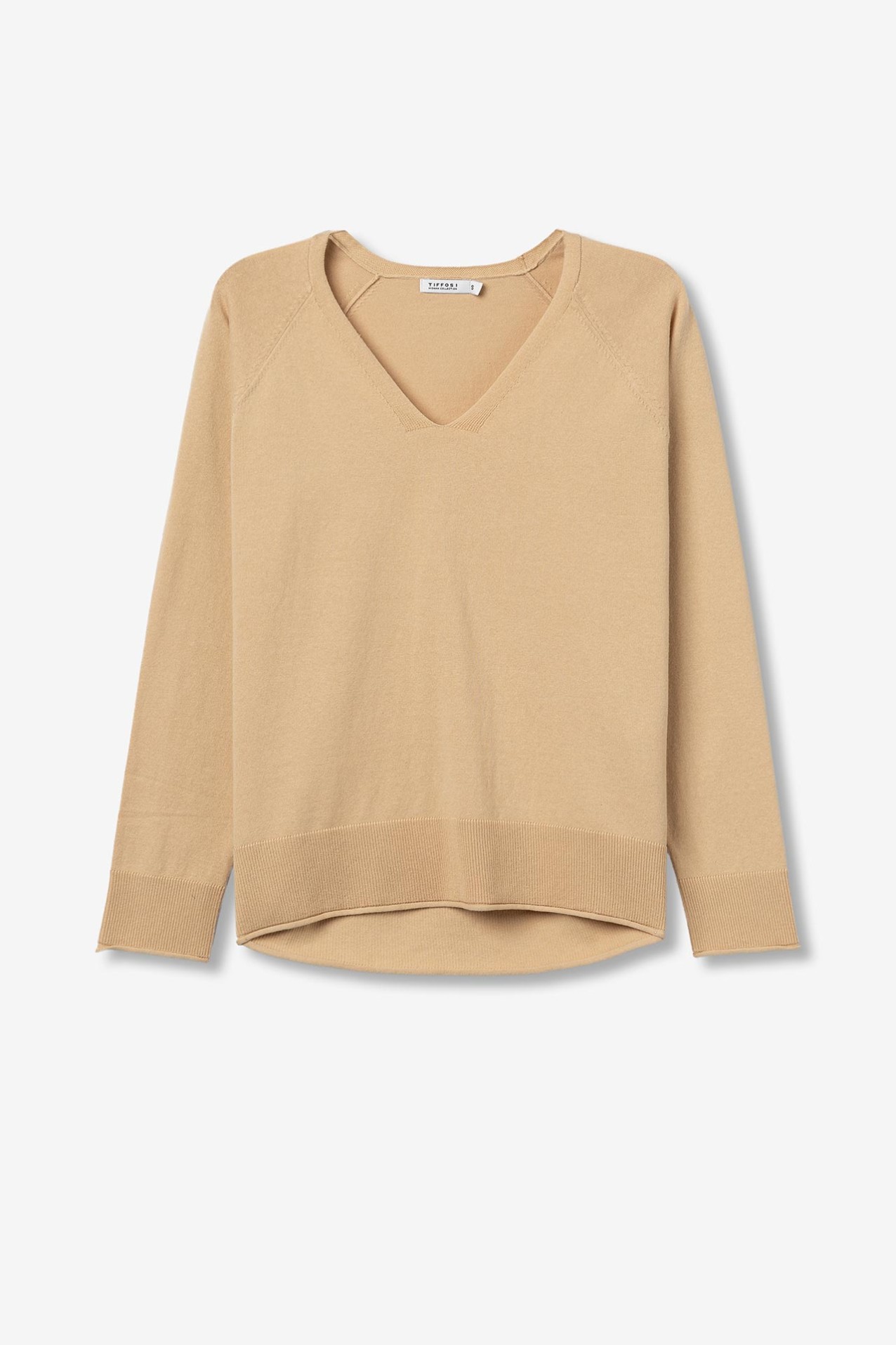 Beige Sweater - 10060551_160 | Tiffosi
