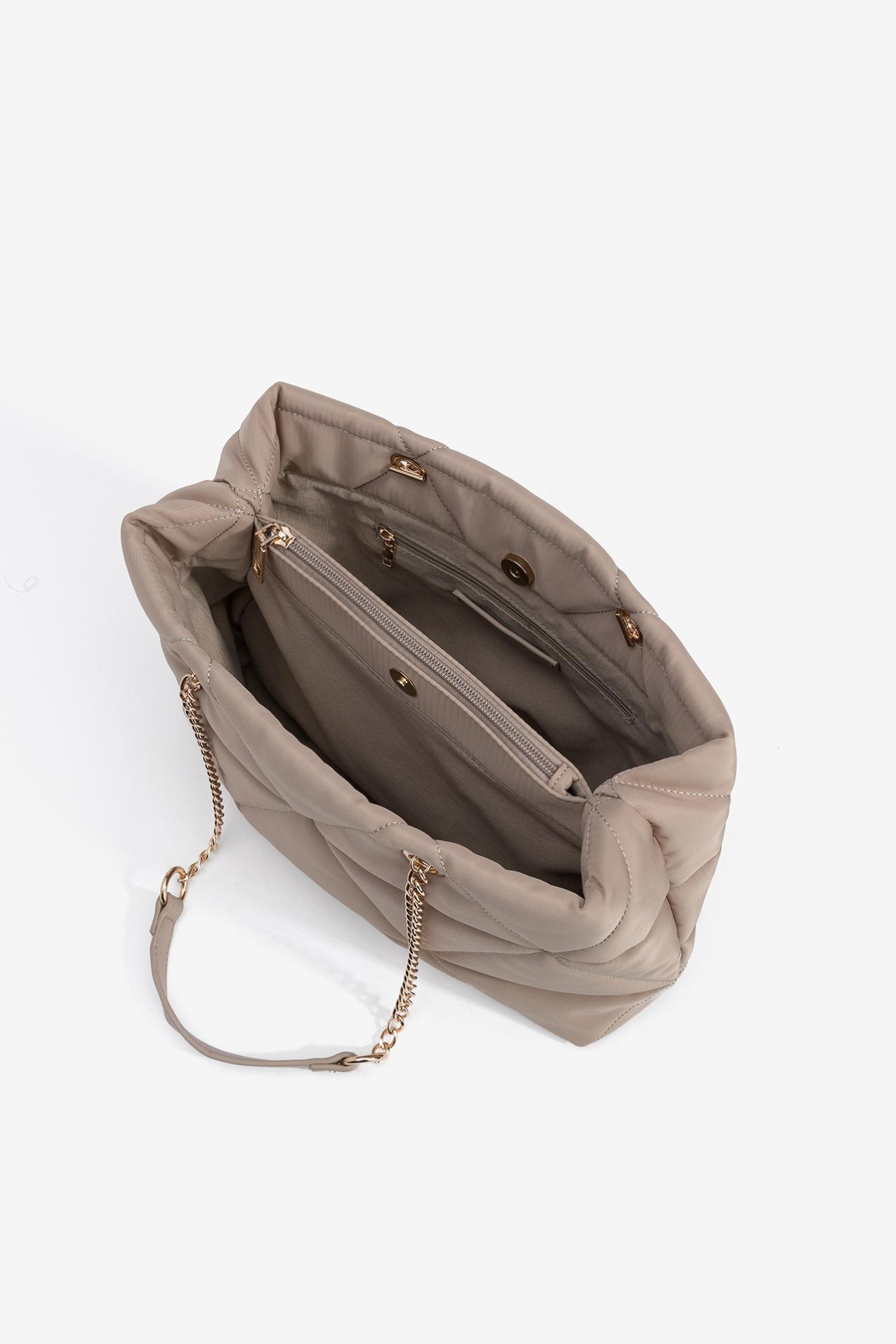 Beige Shopper Bag - 10061144_104 | Tiffosi