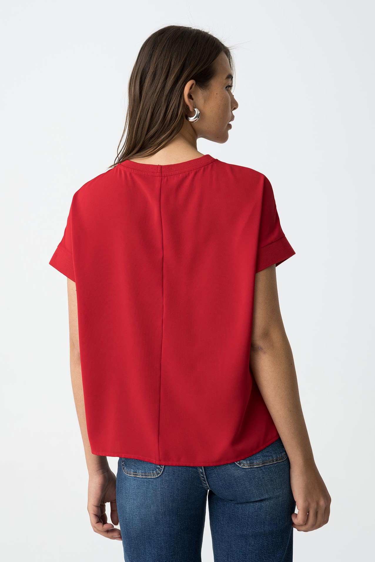 Flowing Blouse - 10058663_534 | Tiffosi