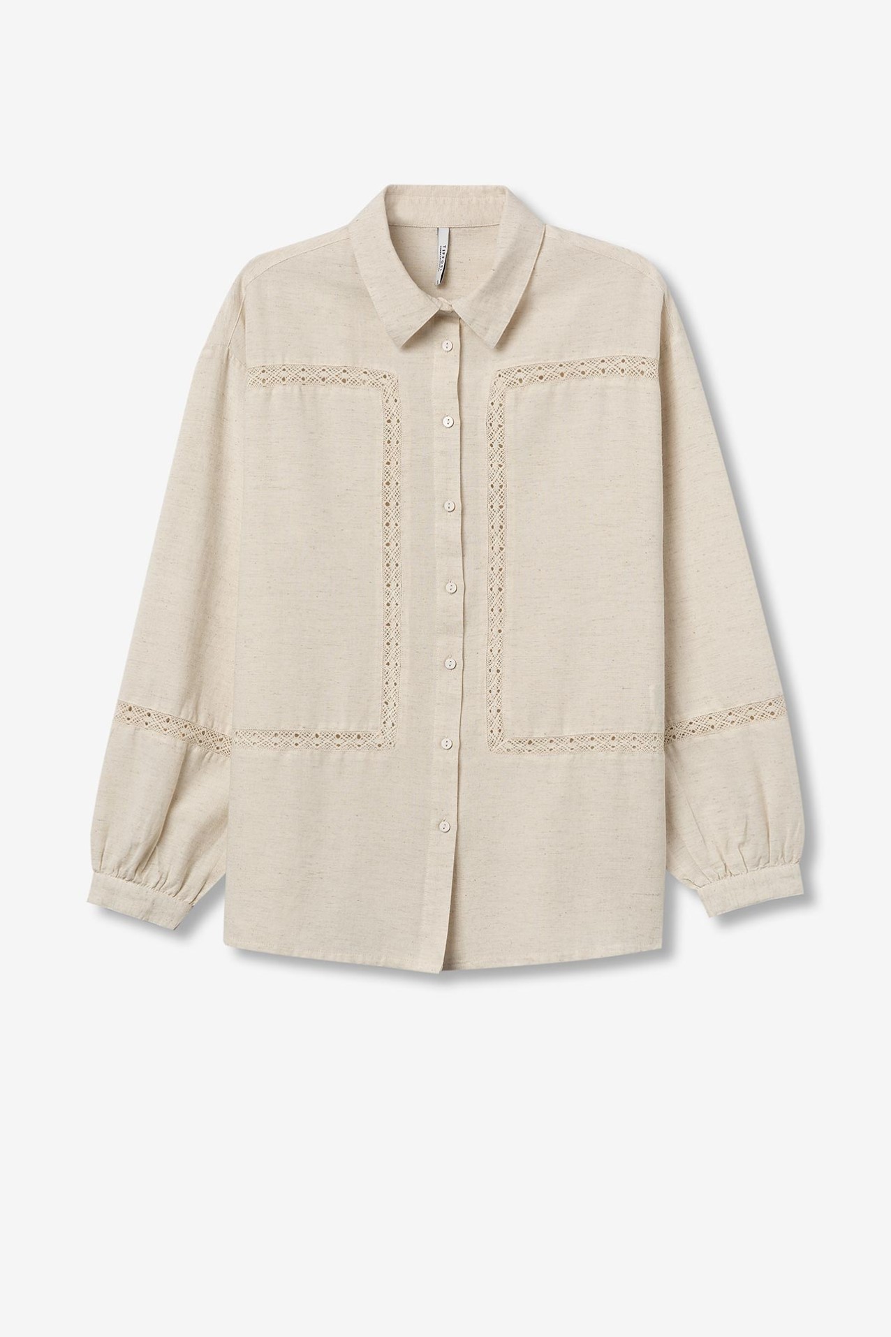 Camisa Oversize con Aberturas - 10061091_104 | Tiffosi