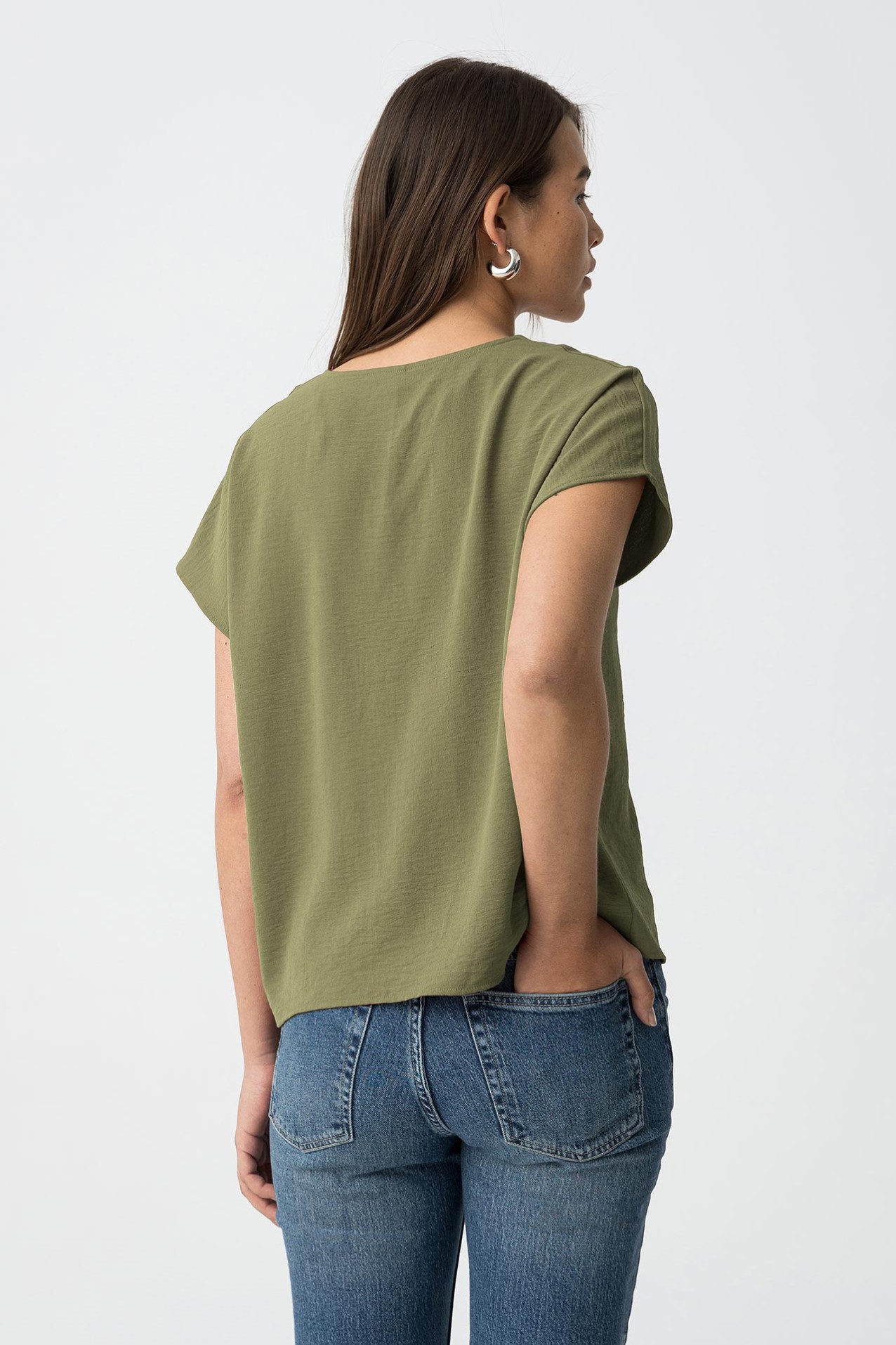 Blusa fluída - 10059346_829 - Tiffosi