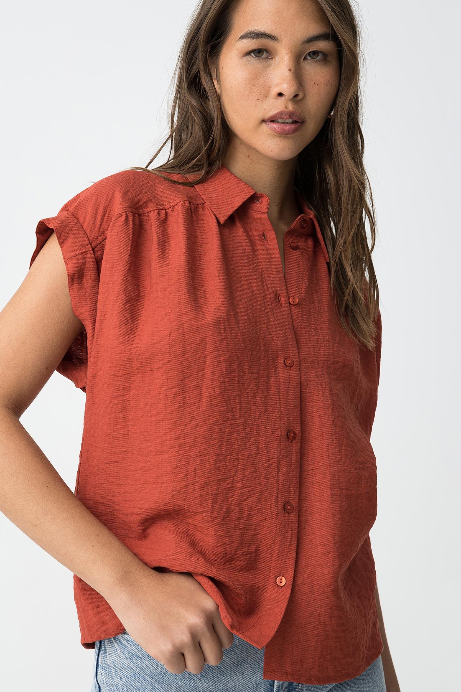 Plain Shirt - 10061340_447 | Tiffosi