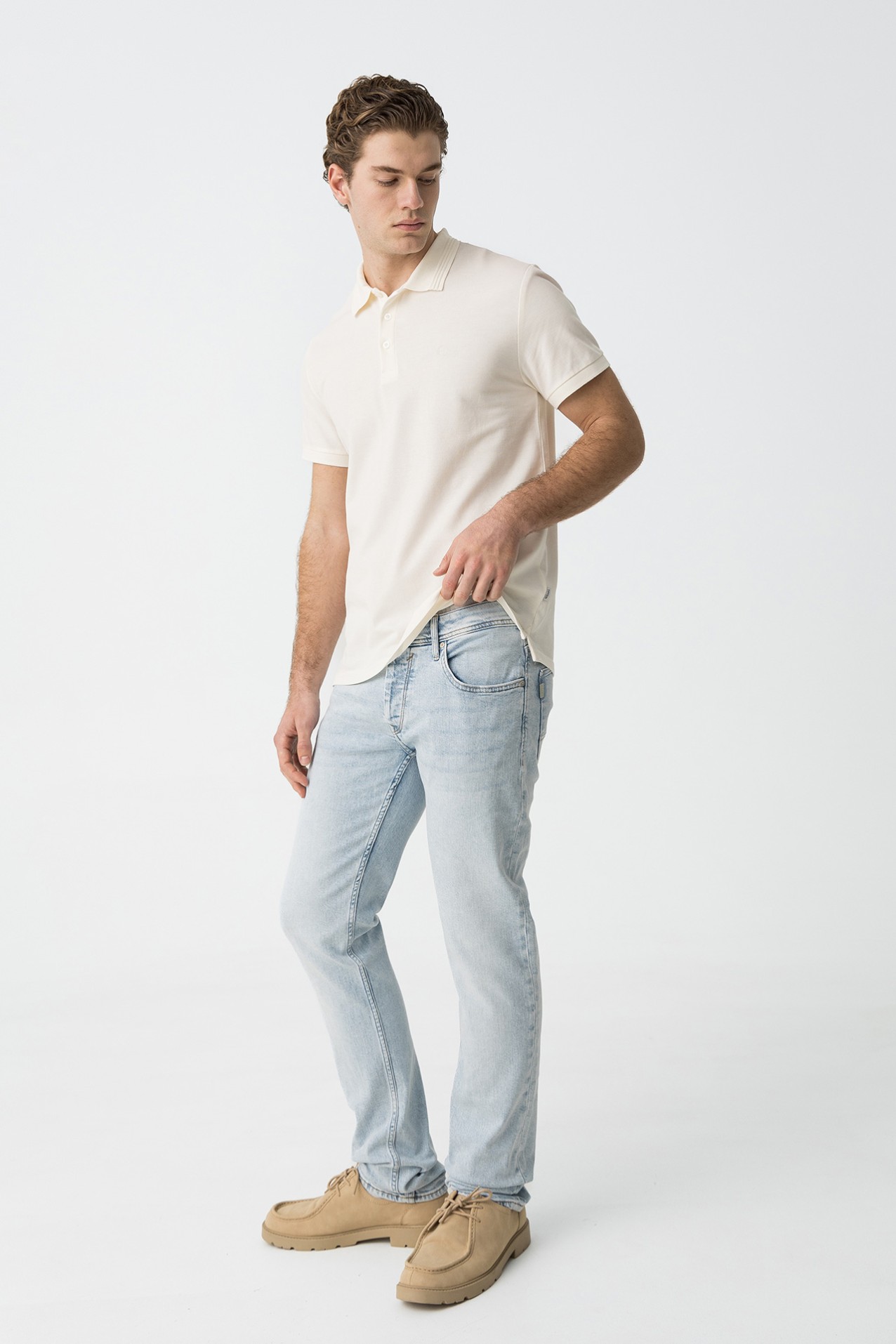 John Slim Fit Jeans - 10059859_C1034 | Tiffosi