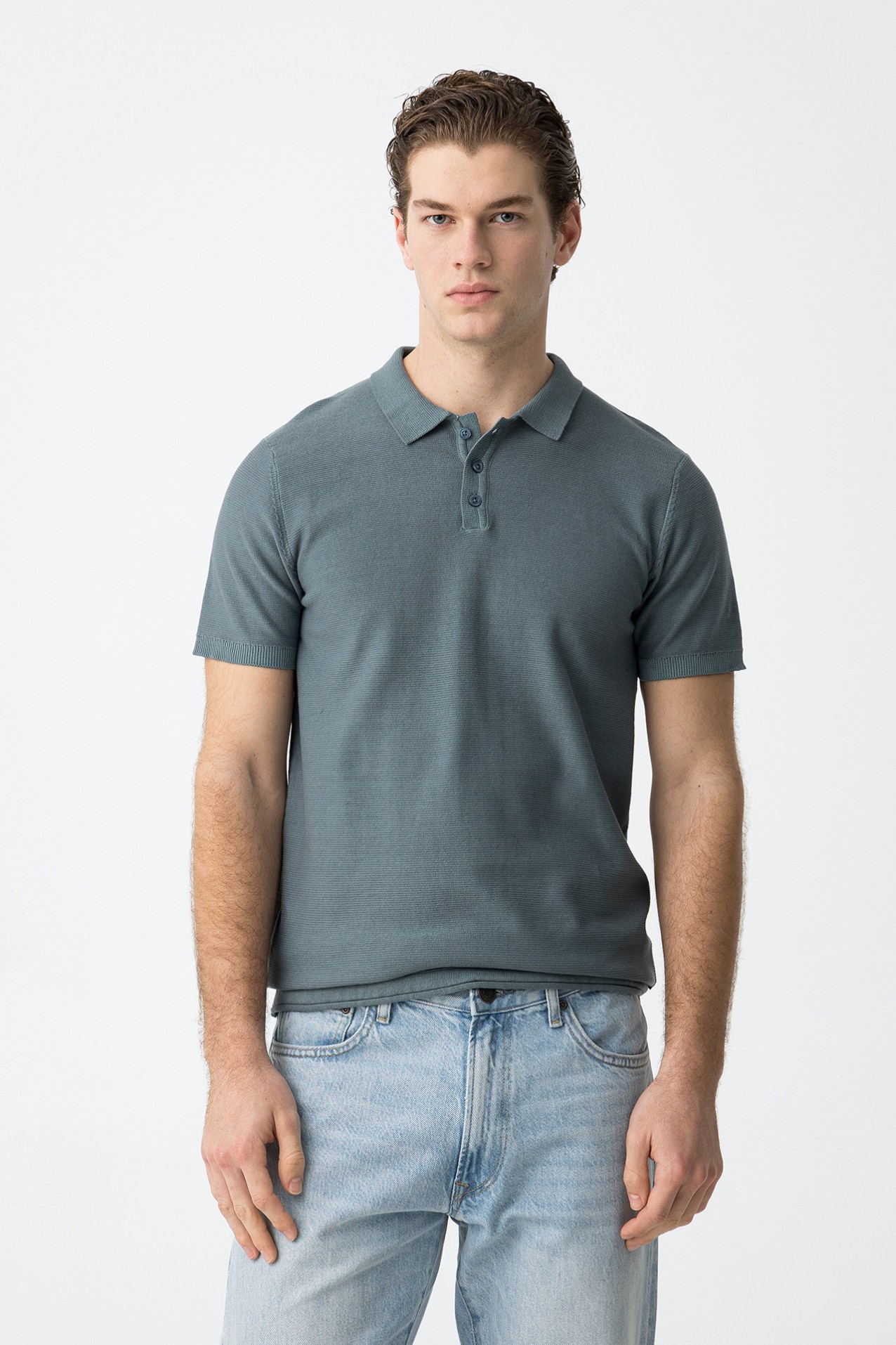 Basic Polo Shirt - 10060128_747 - Tiffosi