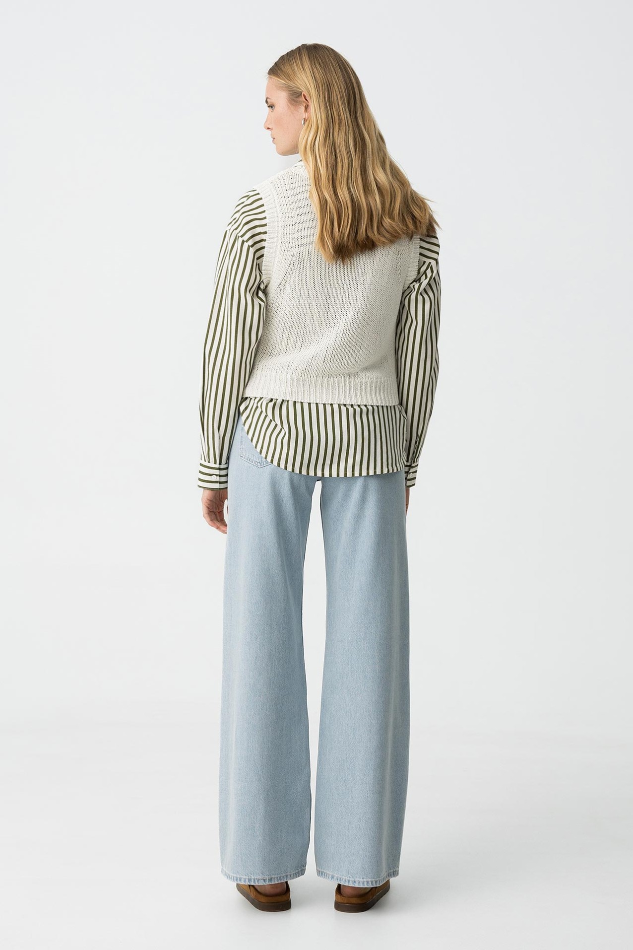 Jeans Celine Wide Leg - 10058064_C1032 - Tiffosi