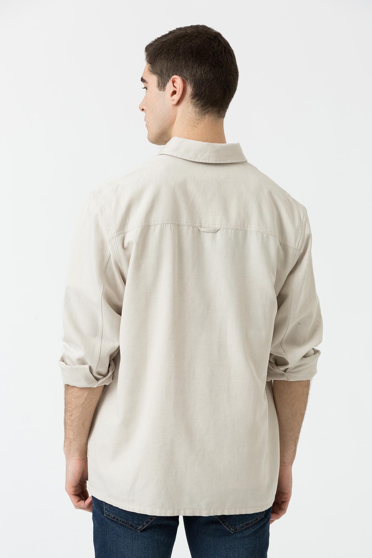 Linen Shirt - 10060296_116 | Tiffosi