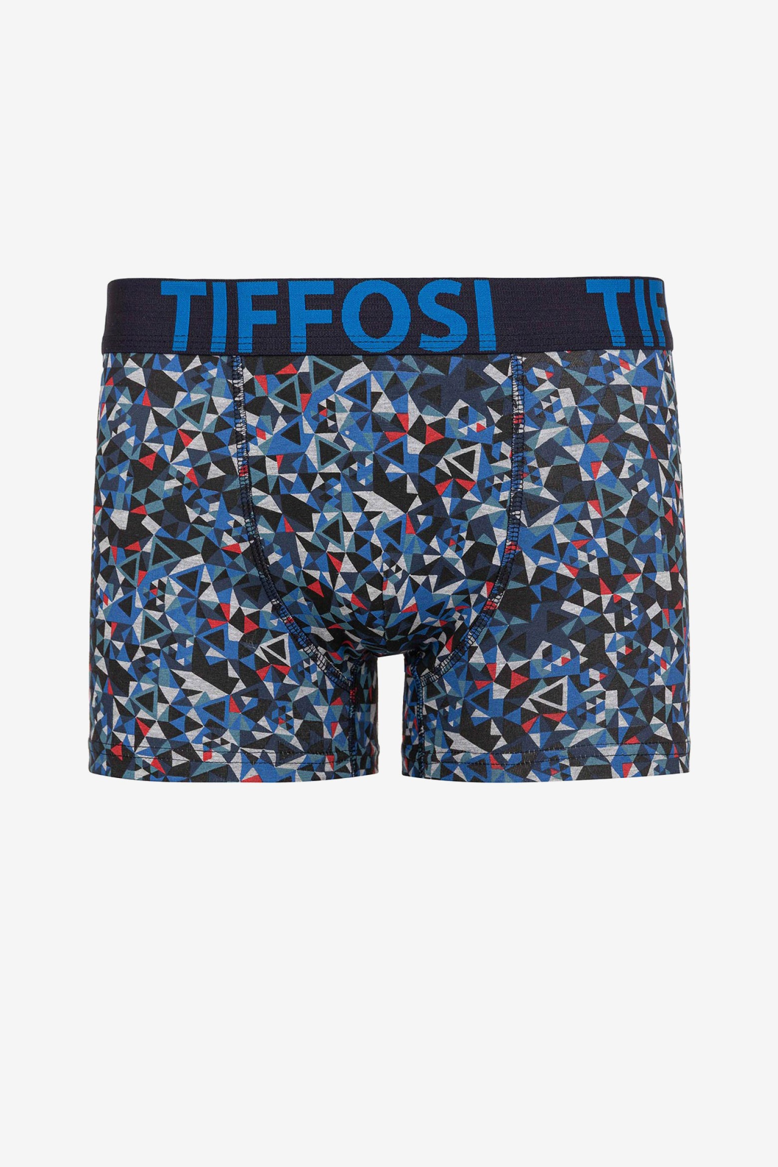 Dark Navy Printed Boxer - 10043419_790 - Tiffosi