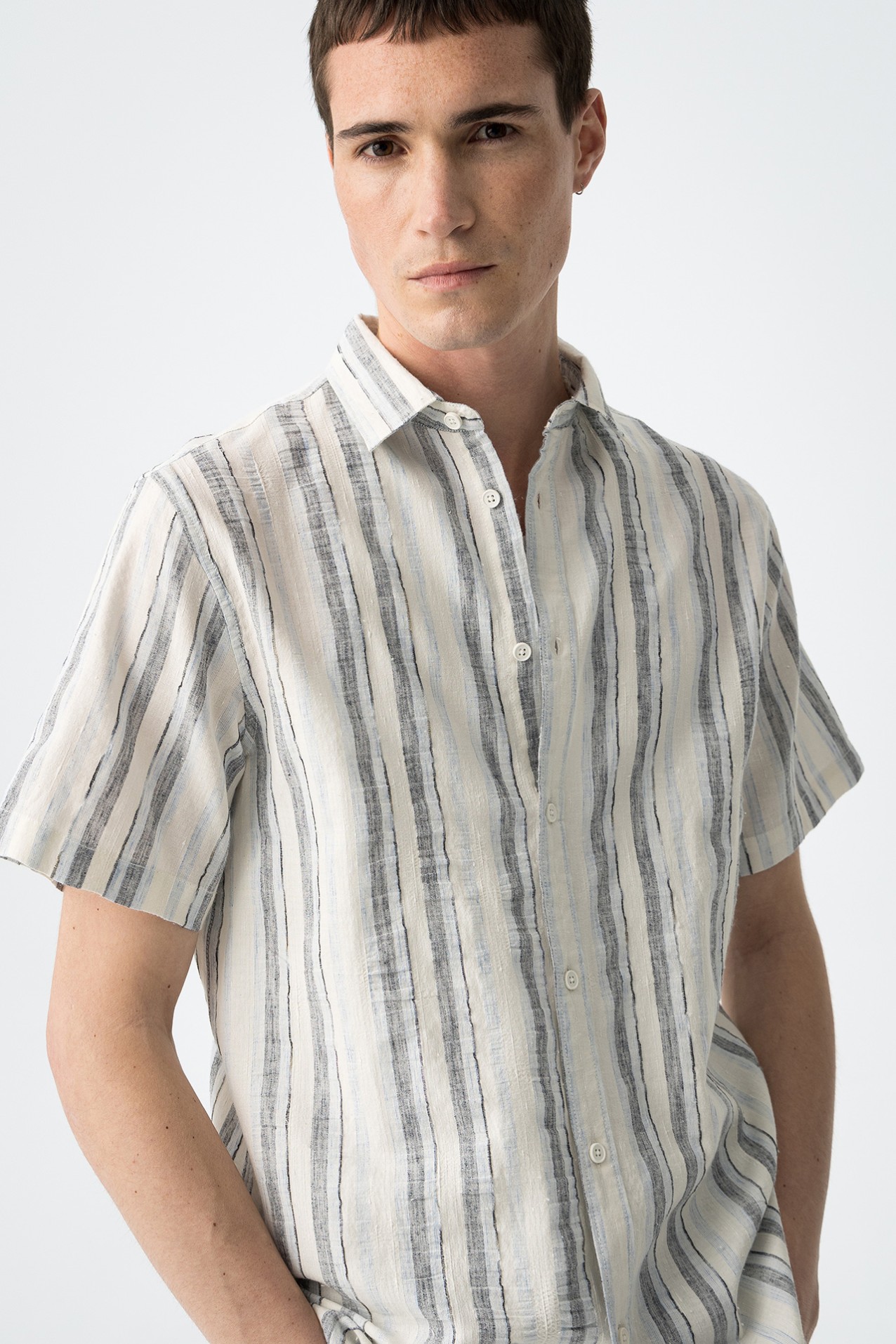 Striped Shirt - 10060278_001 - Tiffosi