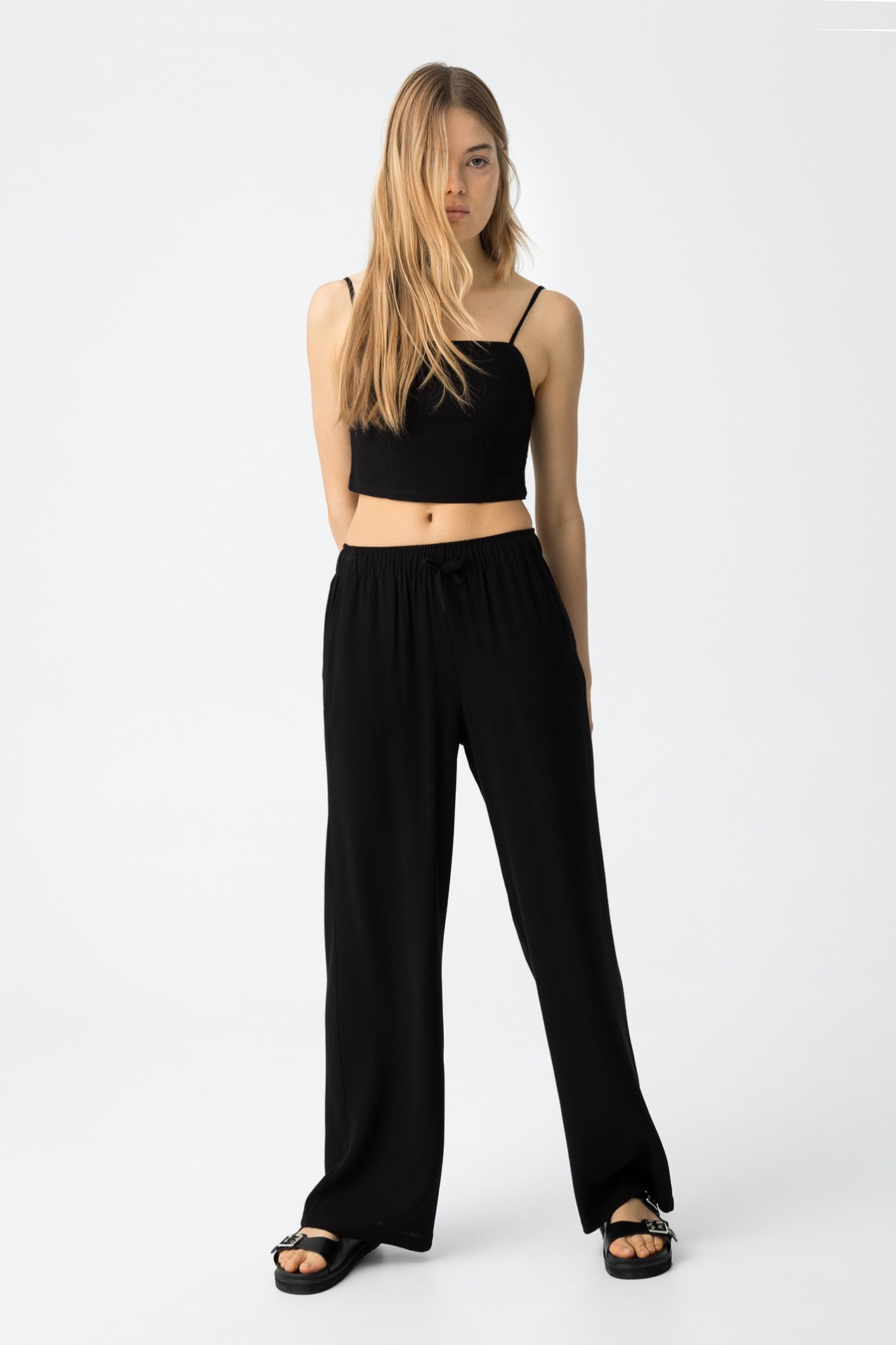 Flowy Pants - 10061417_000 | Tiffosi