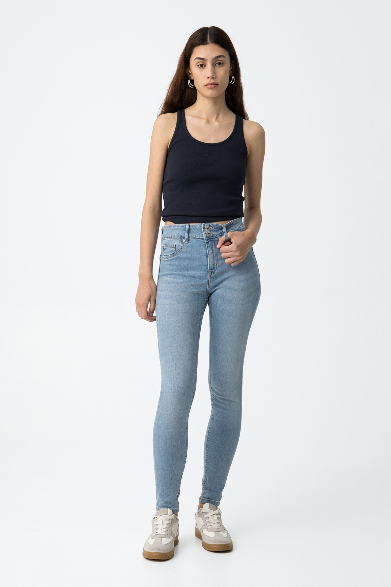 Jeans Light Push-up Skinny - 10058529_C1028 | Tiffosi