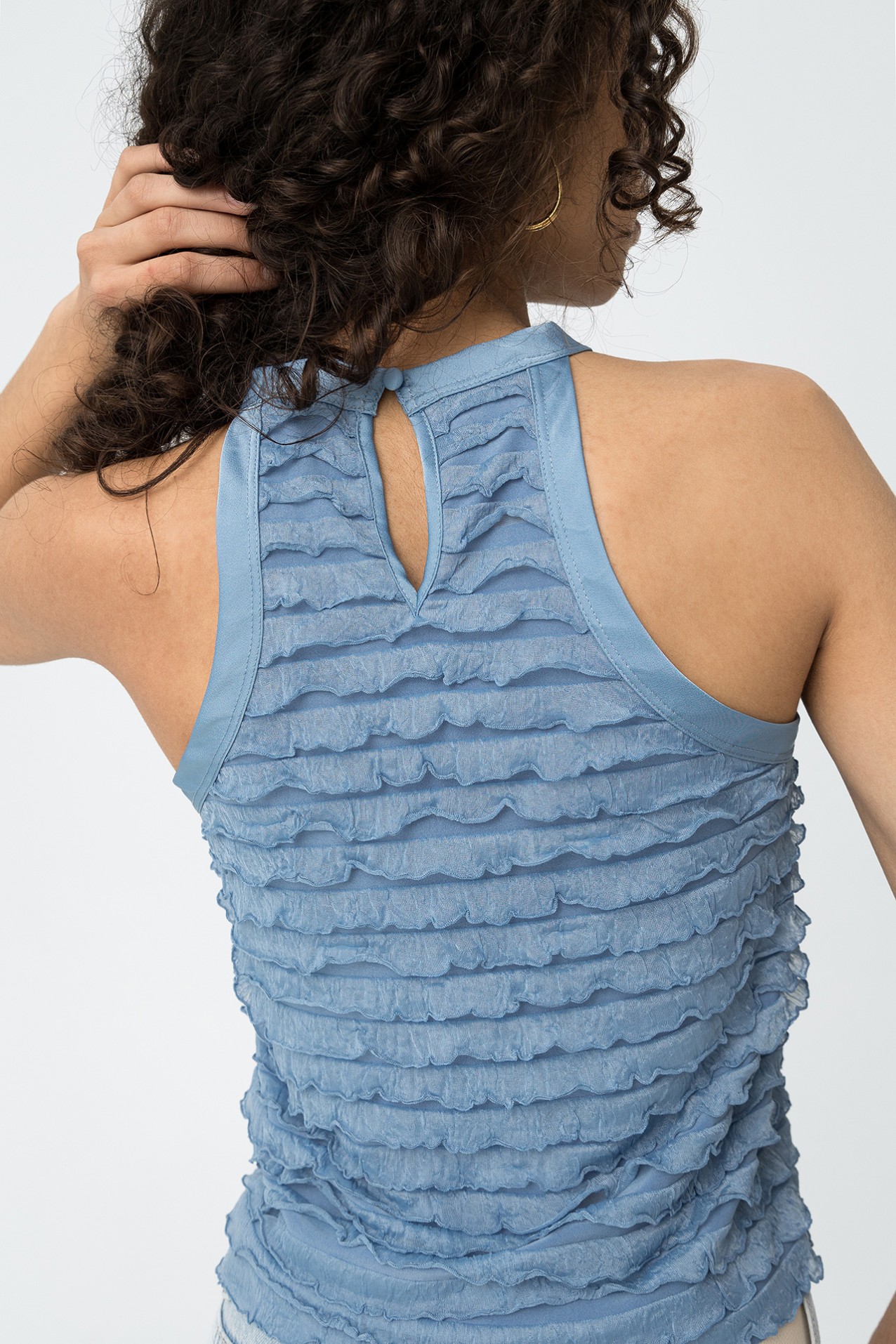 Top with Ruffles - 10063475_783 | Tiffosi