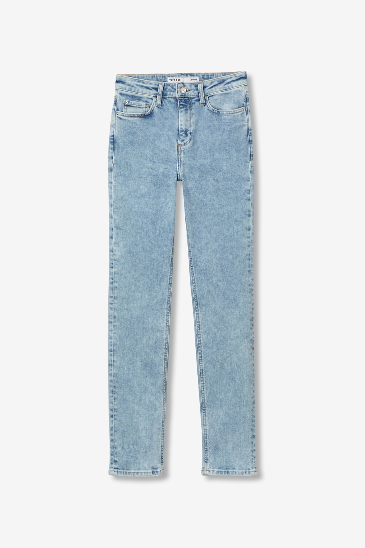 Jennifer Slim Fit High Waist Jeans - 10059438_C1030 - Tiffosi