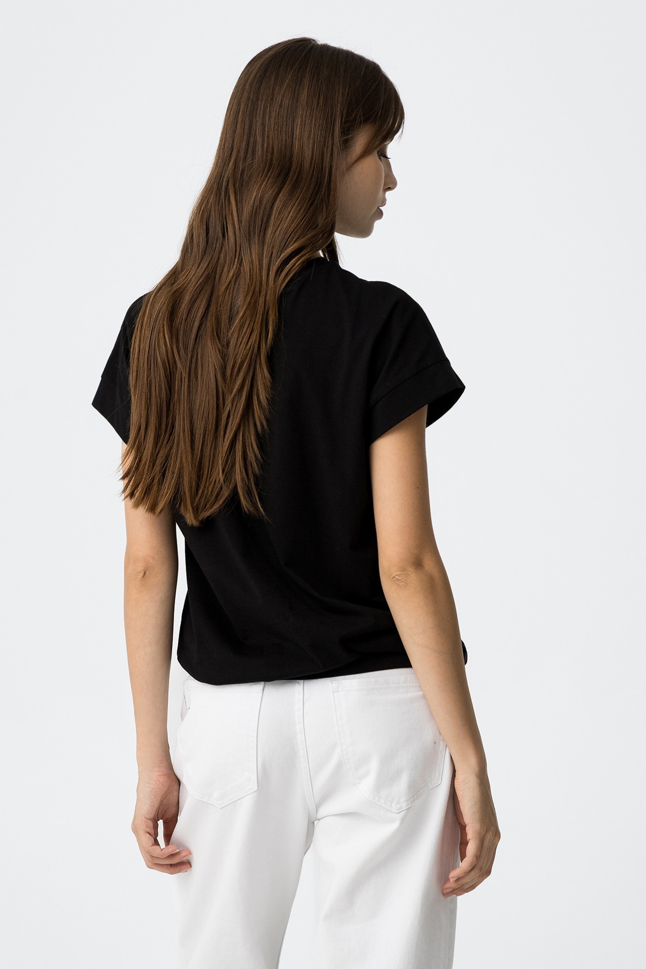 Metallic Print T-shirt - 10063683_000 - Tiffosi