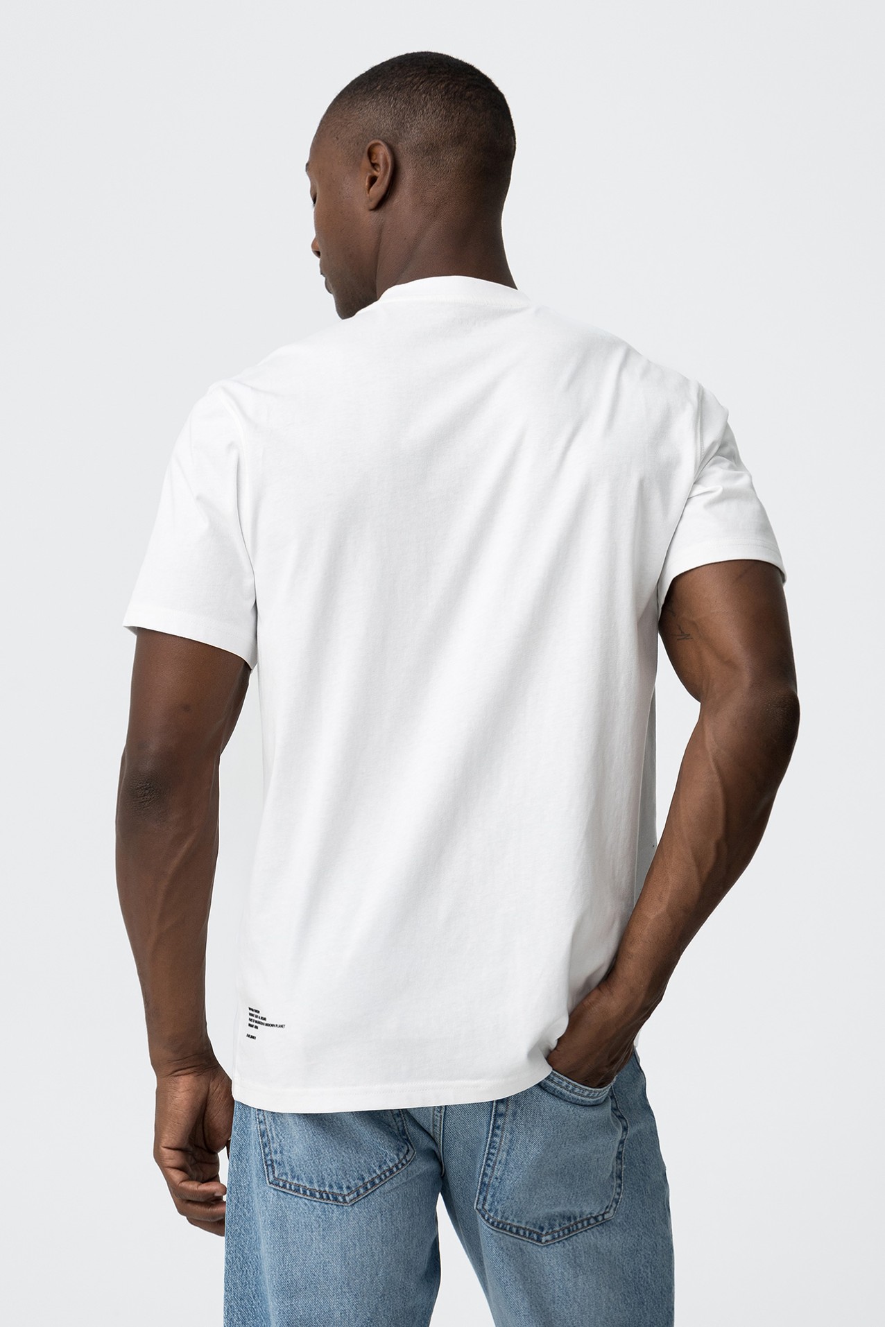 T-Shirt with Printed Pocket - 10063407_001 - Tiffosi