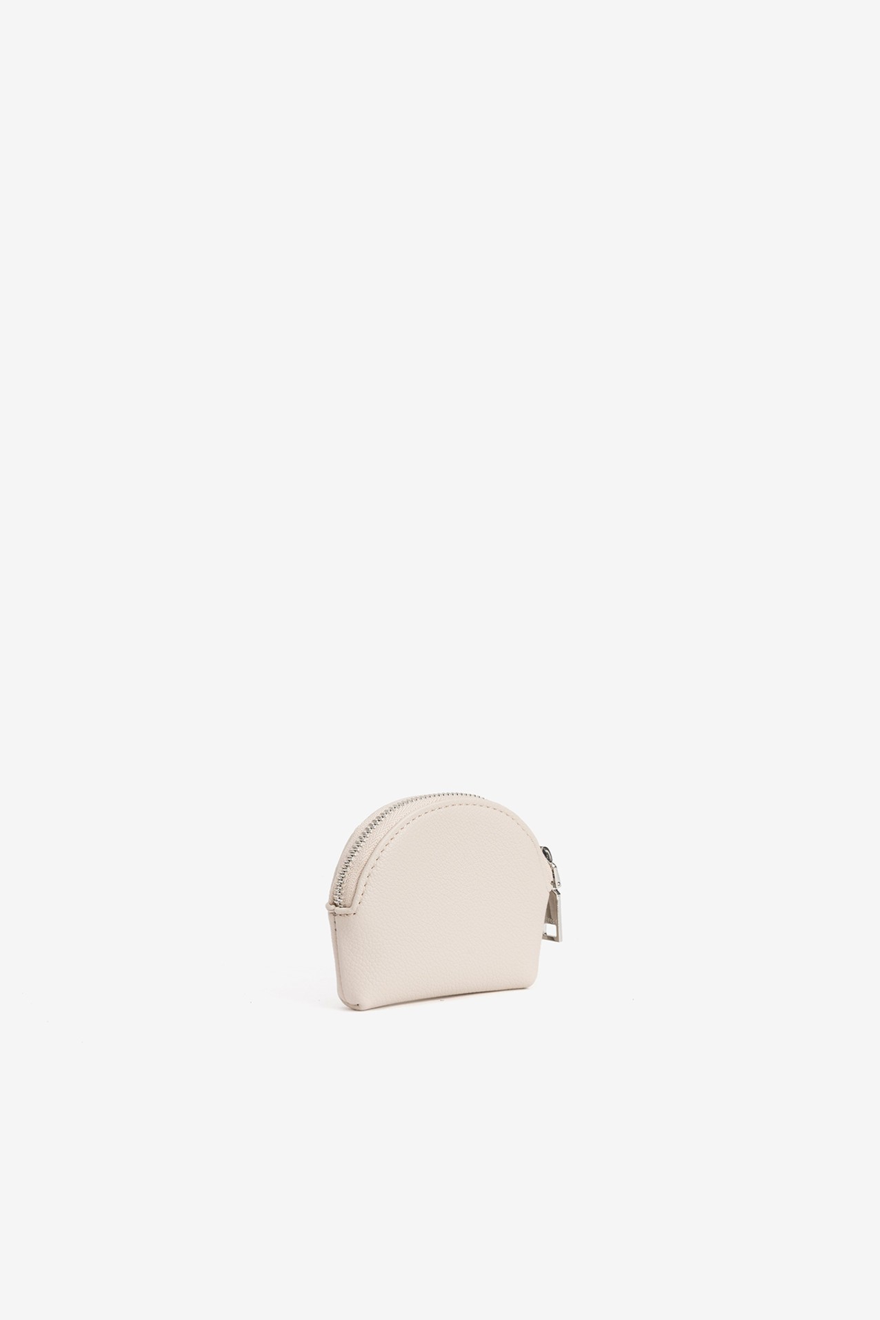 Beige Compact Coin Purse - 10063281_160 - Tiffosi