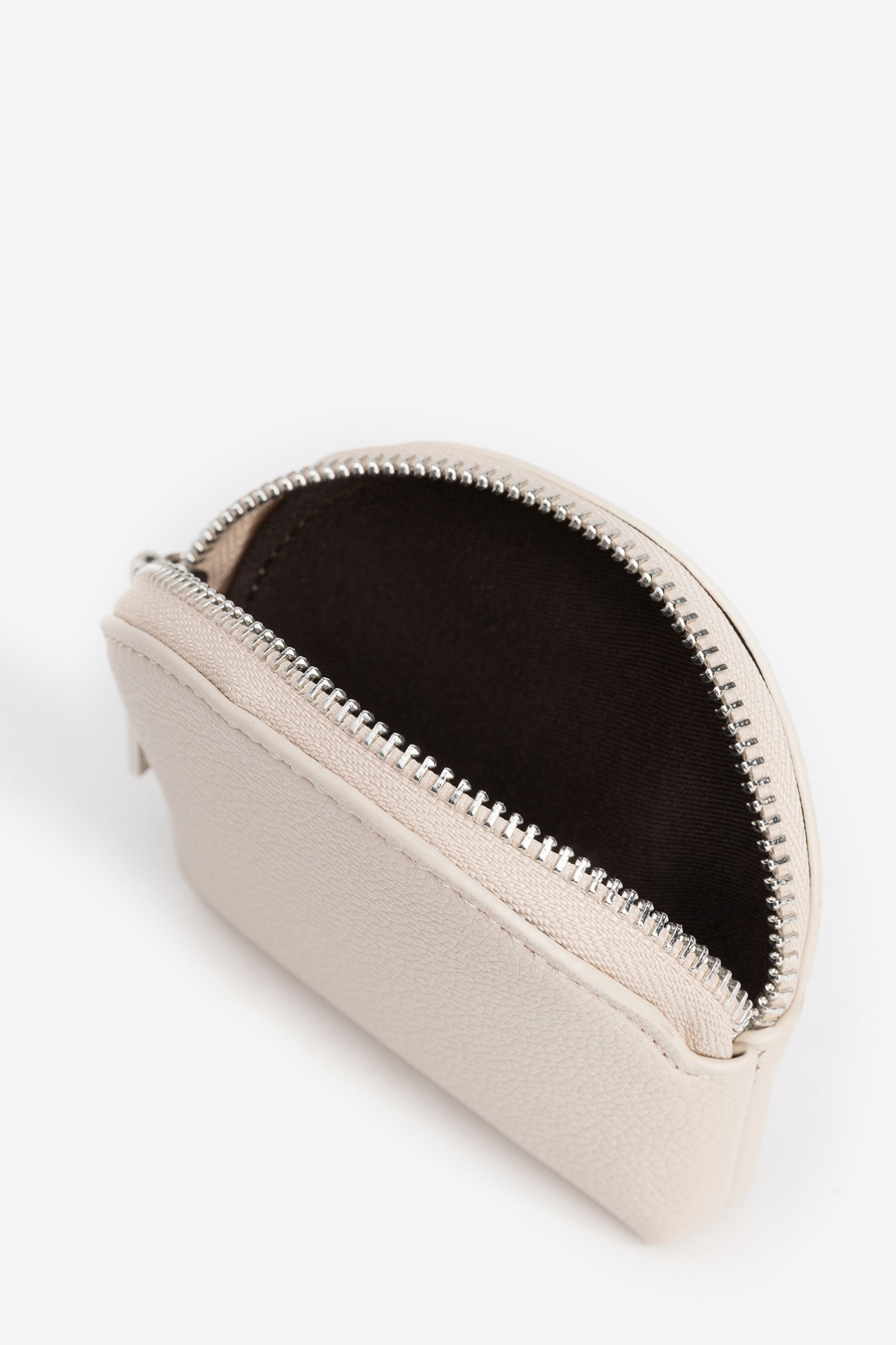 Beige Compact Coin Purse - 10063281_160 - Tiffosi