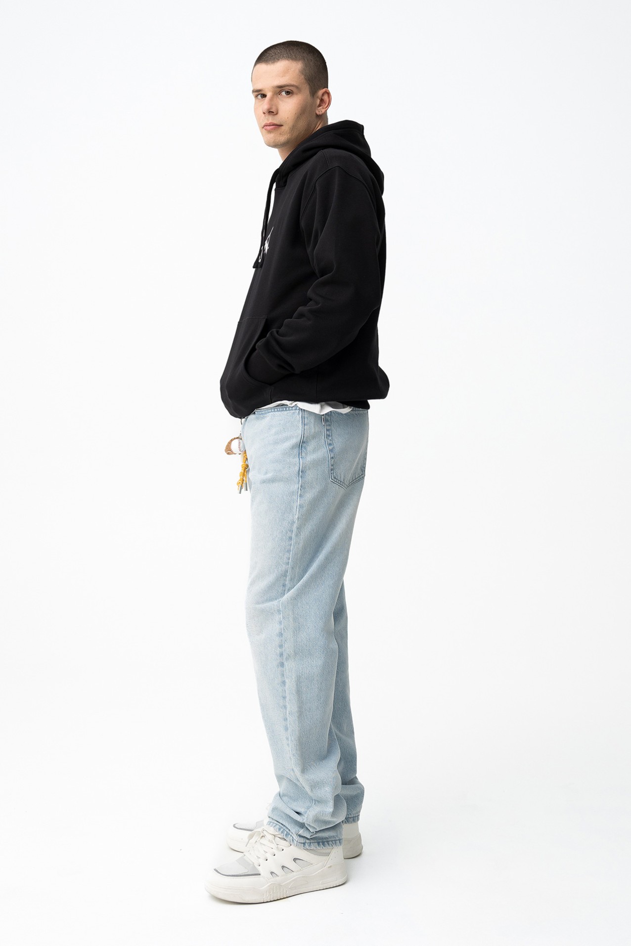 Chase Wide Leg Jeans - 10064520_C20 - Tiffosi