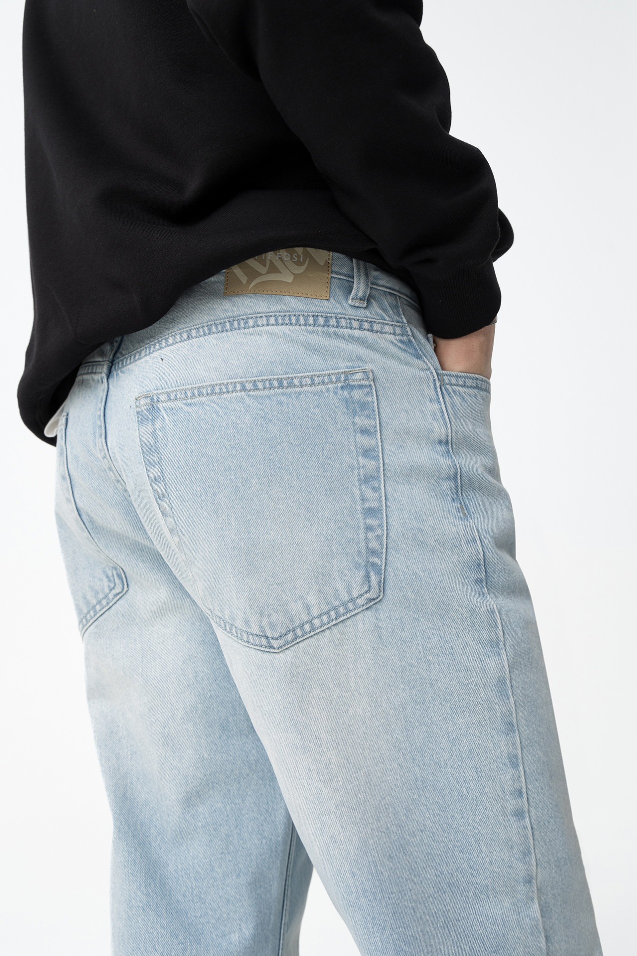 Chase Wide Leg Jeans - 10064520_C20 - Tiffosi