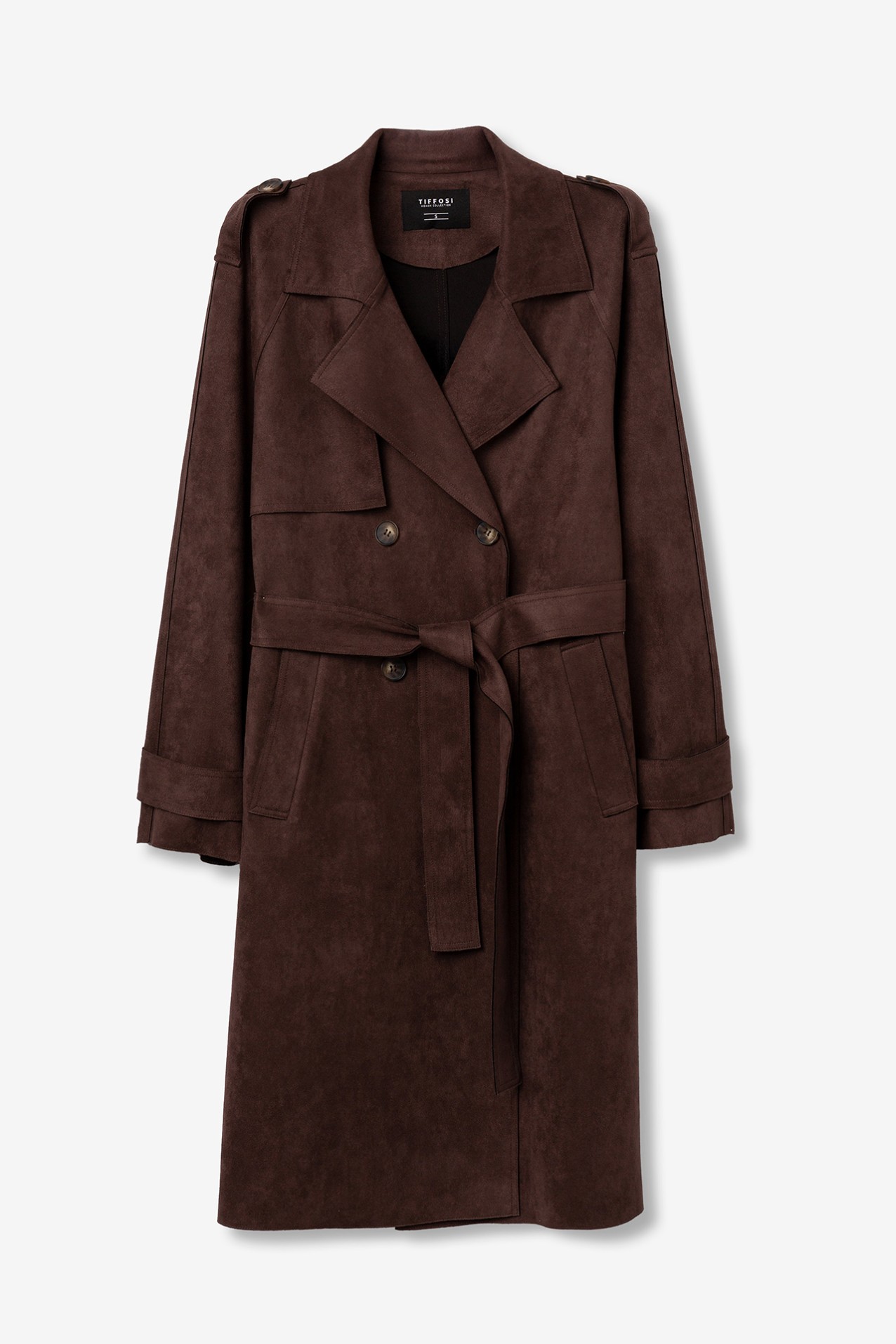 Abrigo Chocolate Relaxed - 10066547_290 - Tiffosi