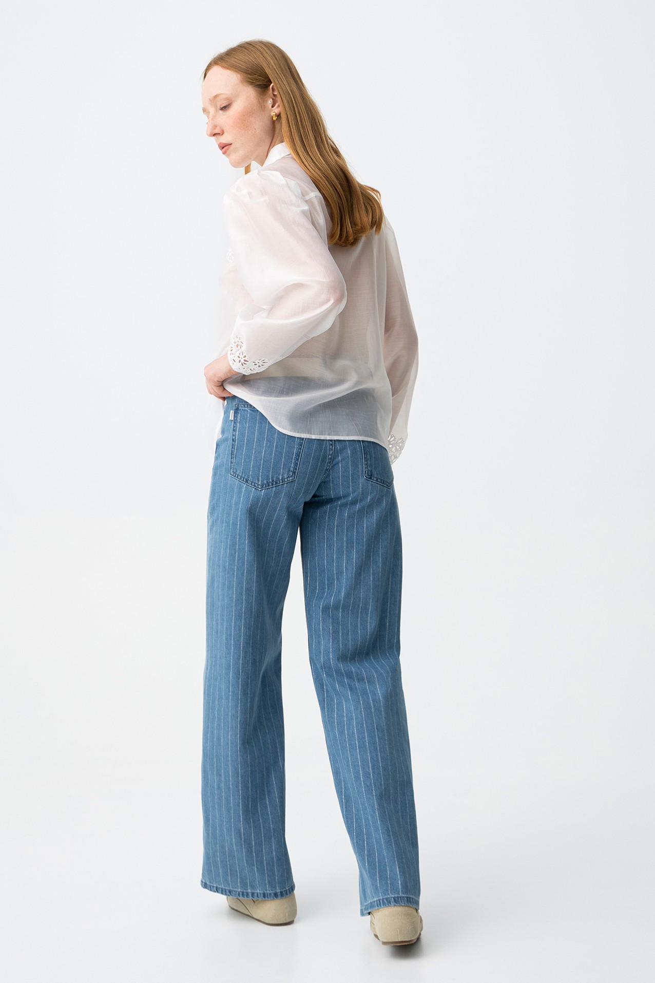 Jeans Celine Wide Leg - 10065038_M1032 - Tiffosi