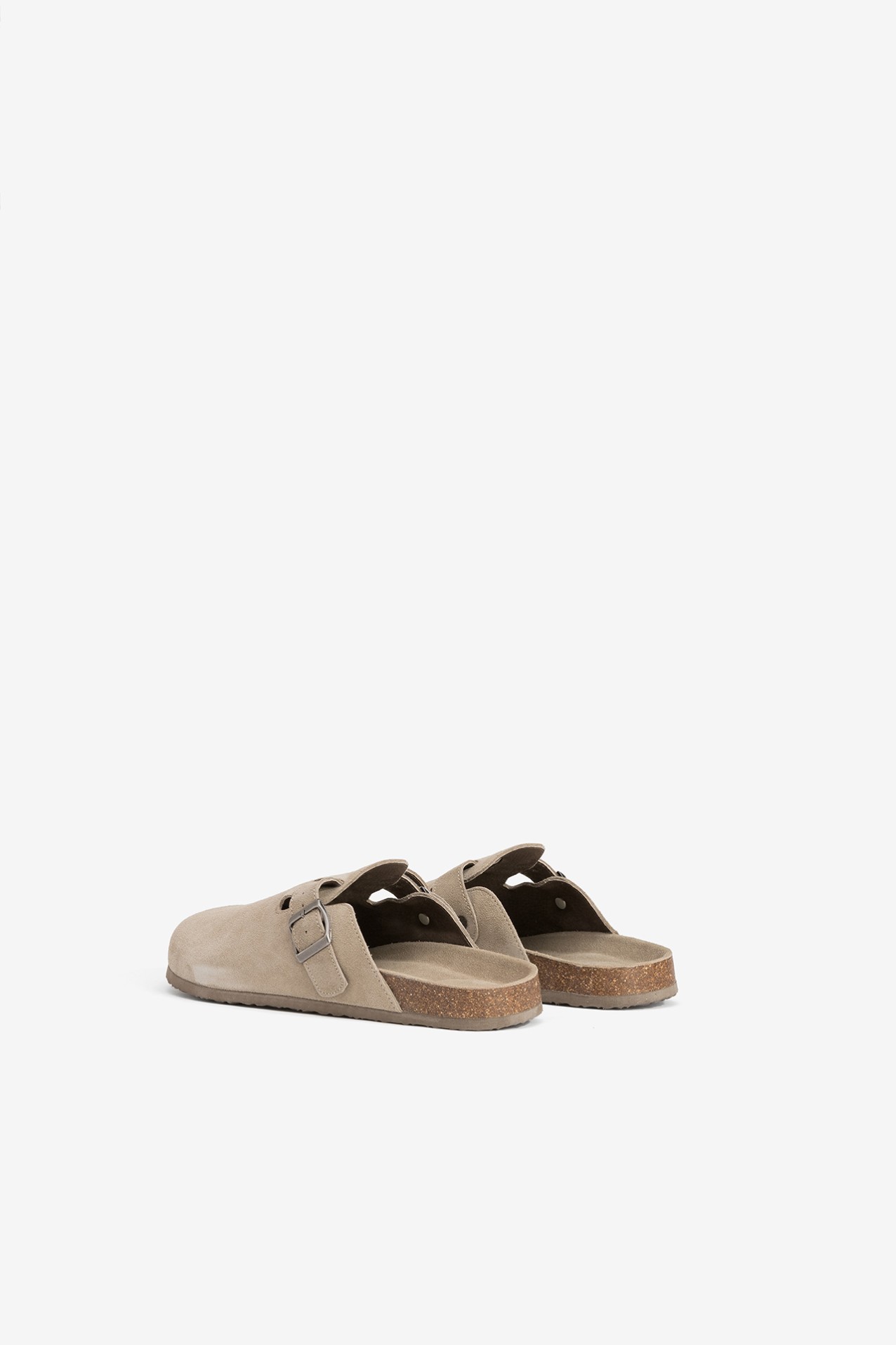 Beige Cork Sole Slides - 10064776_180 - Tiffosi