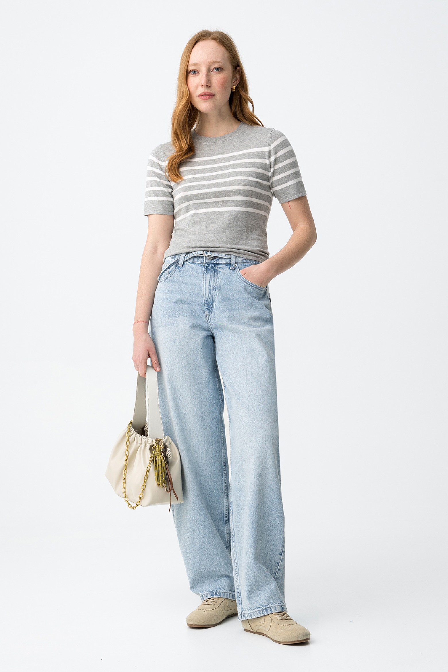Ava Super Baggy Jeans - 10065076_C1032 - Tiffosi