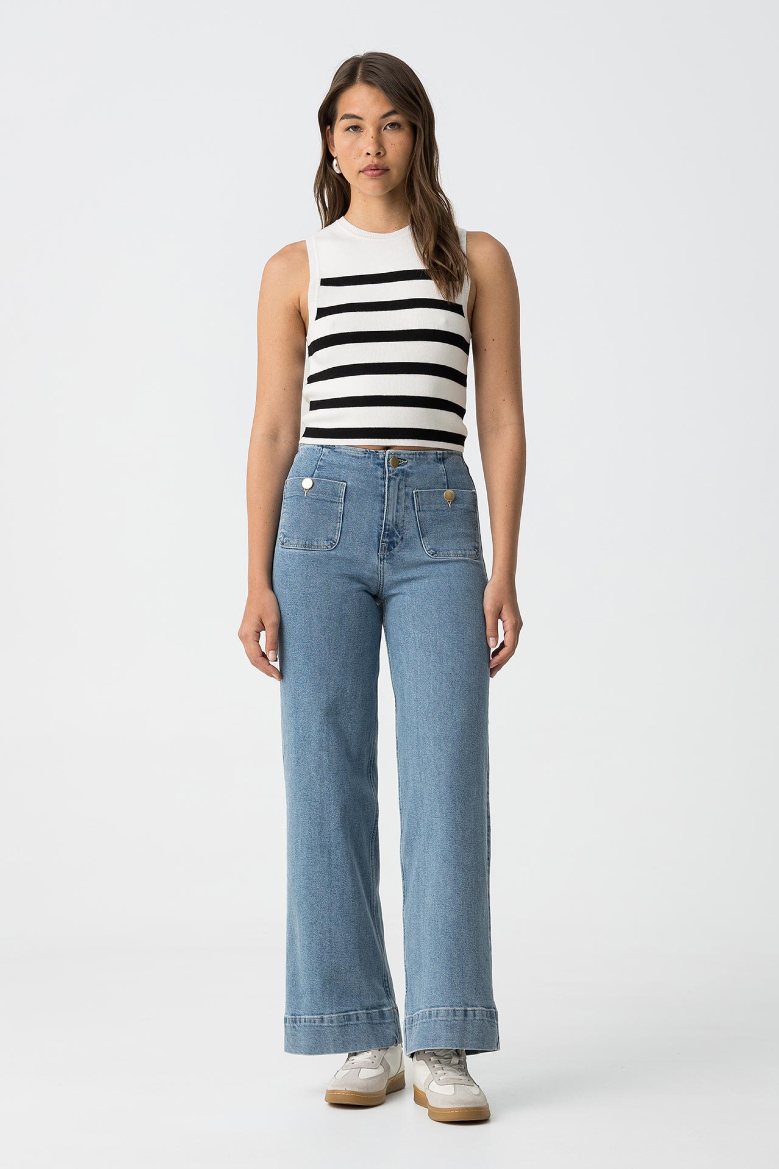 Jeans Sarah Wide Leg - 10063470_C1032 - Tiffosi